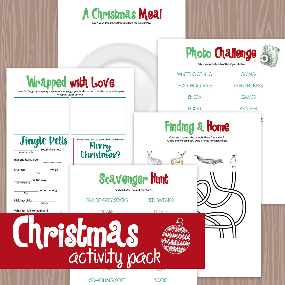 Christmas Creativity Activity Pack! – Sunshine Whispers