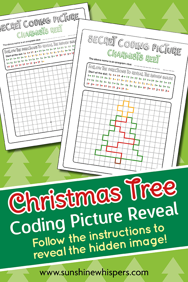 Christmas Tree Coding Picture Reveal – Sunshine Whispers