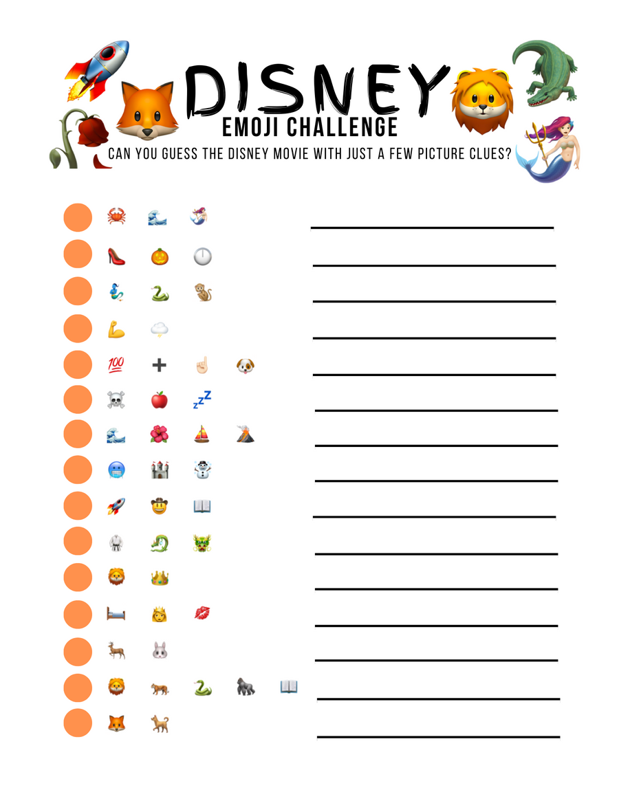 Disney Family Games and Activity Pack – Sunshine Whispers