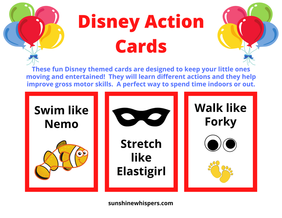 Disney Family Games and Activity Pack – Sunshine Whispers