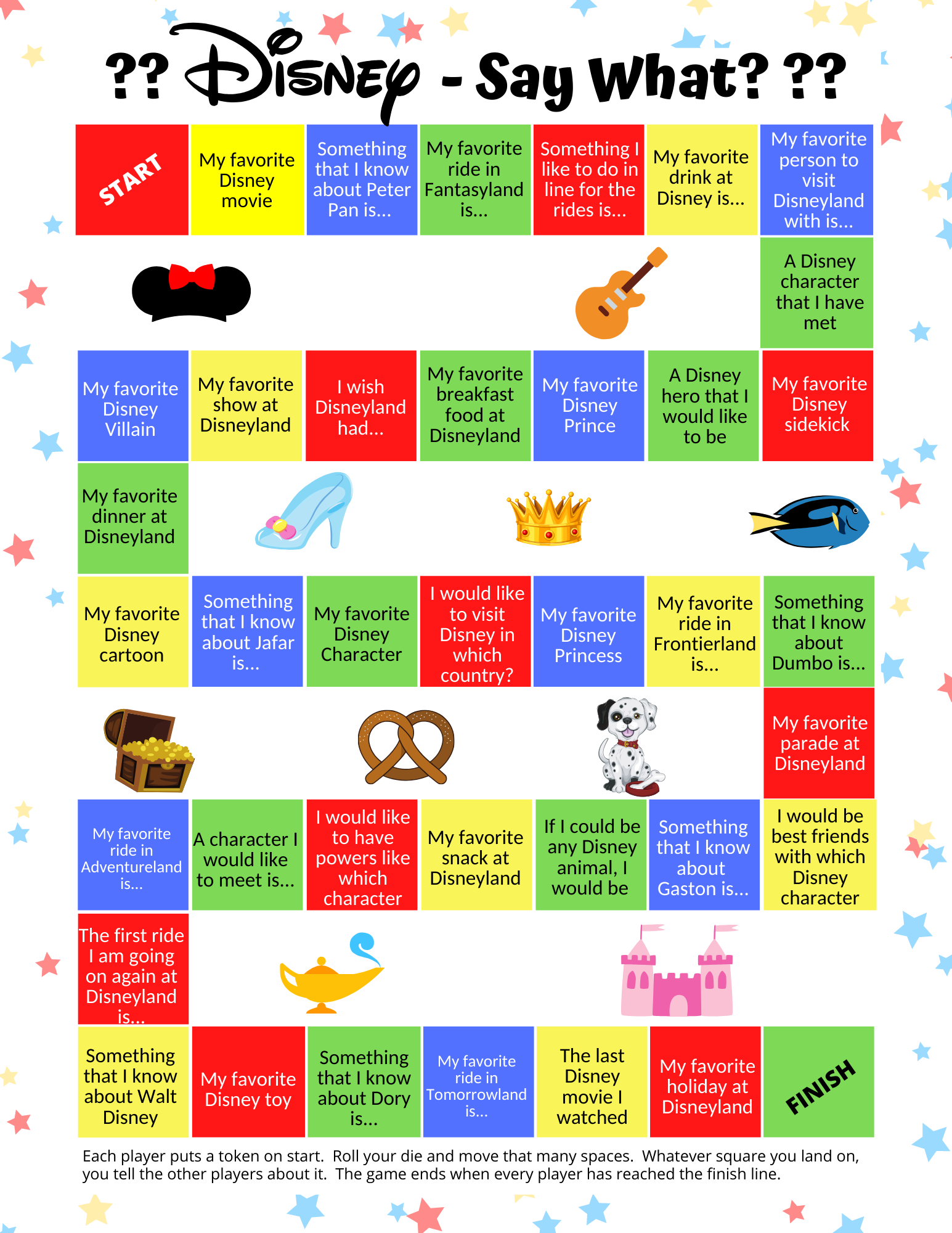 Disney Family Games and Activity Pack – Sunshine Whispers