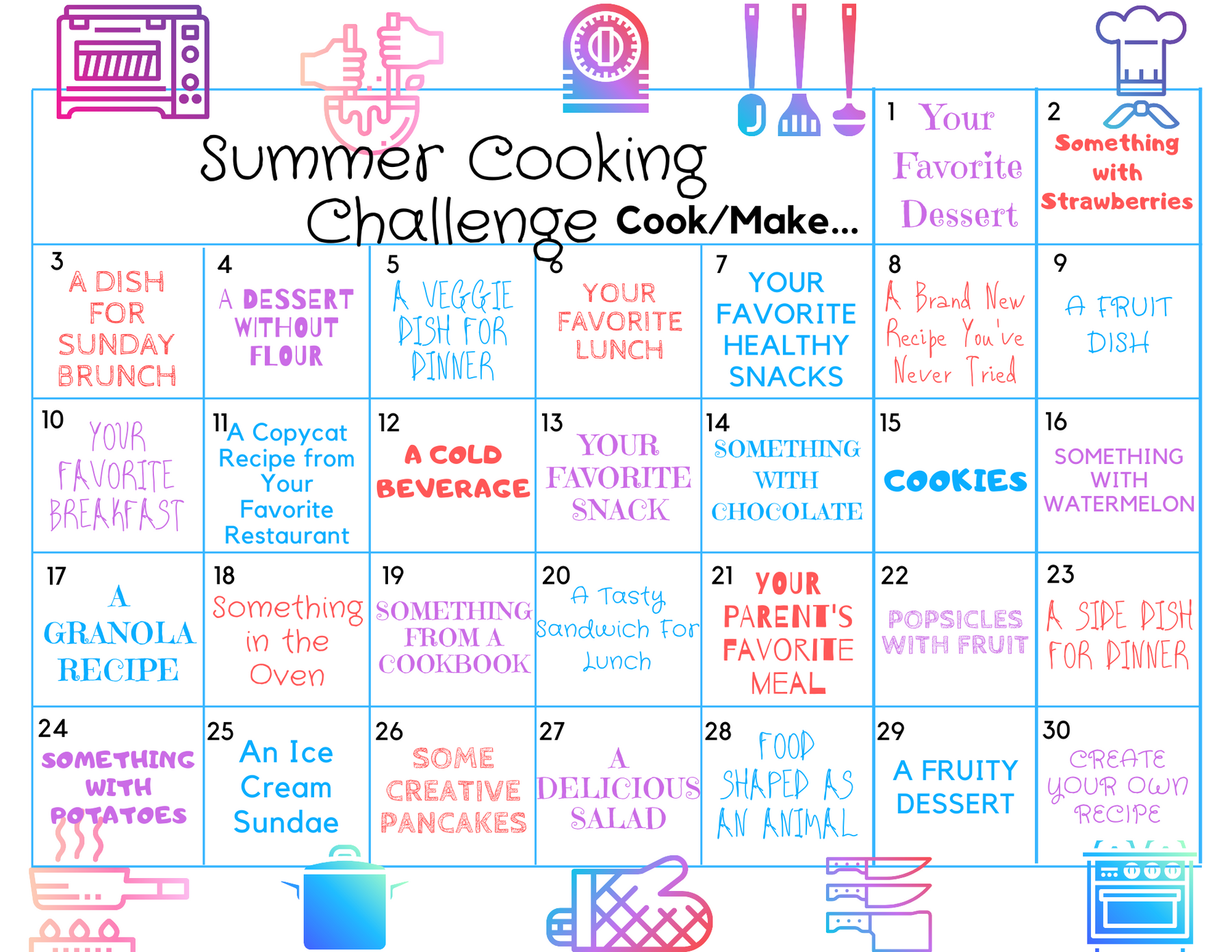 Summer Fun Challenge Pack – Sunshine Whispers