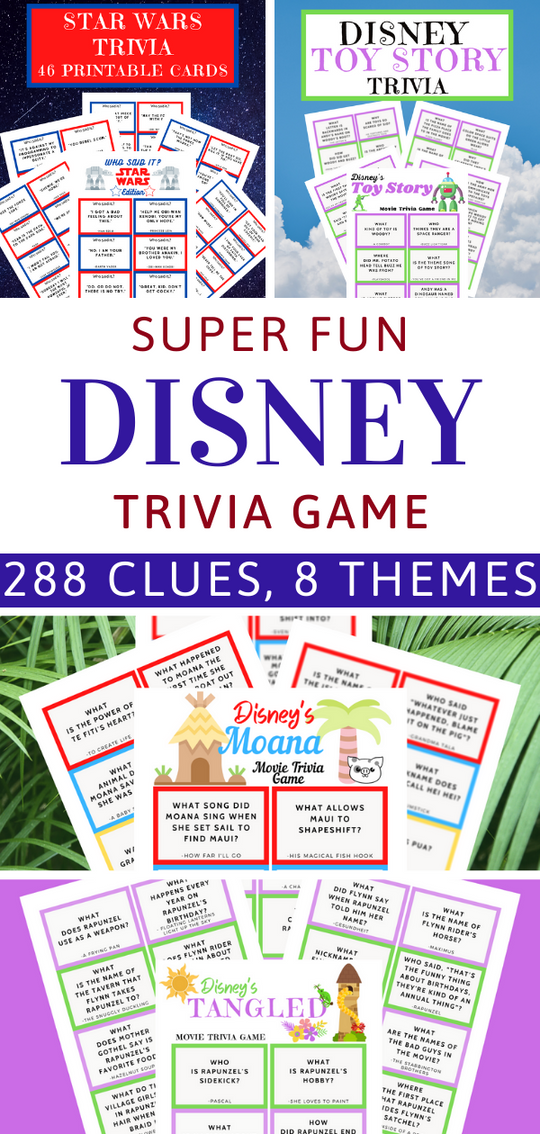 Disney Trivia Game – Sunshine Whispers