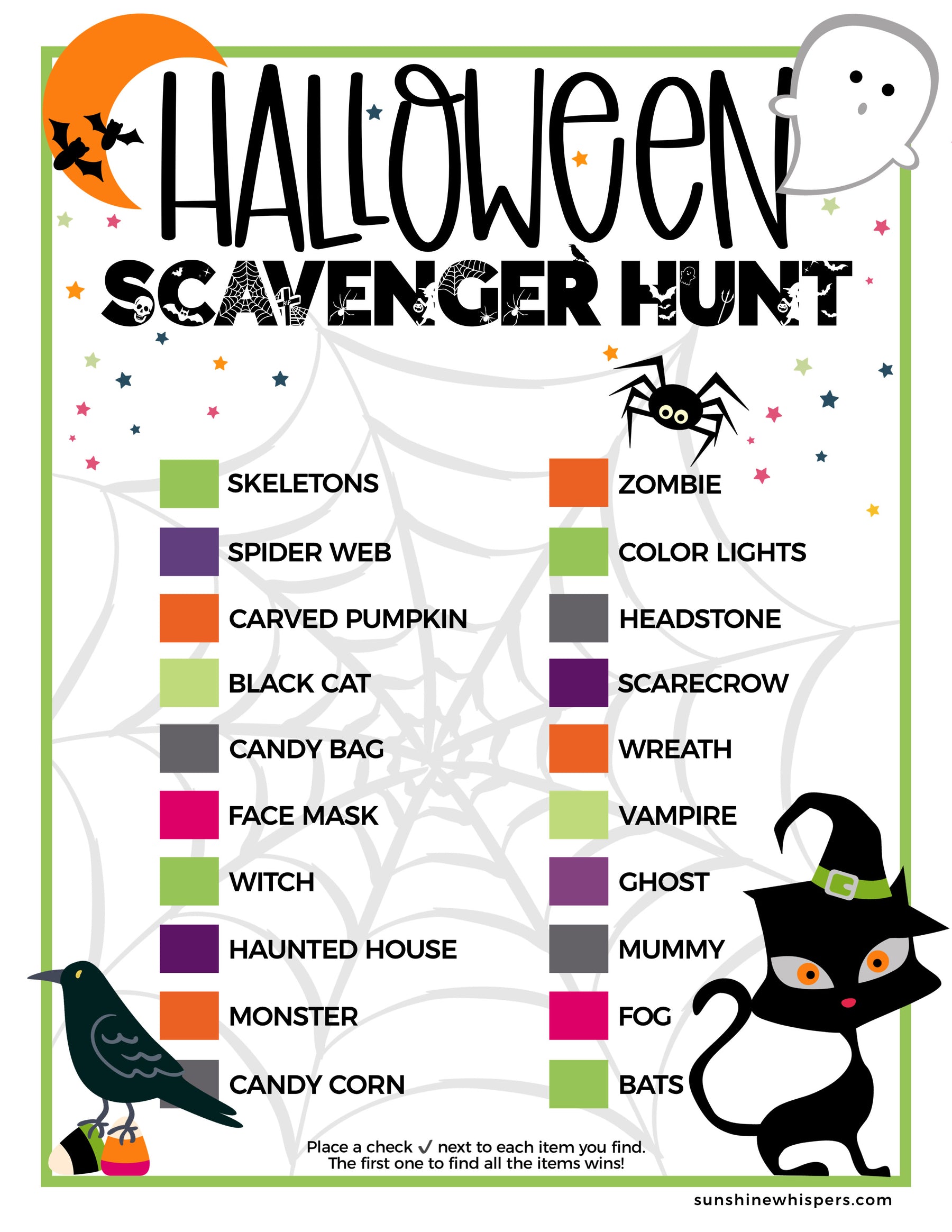 Spooky Fun Halloween Activities Printable Bundle – Sunshine Whispers