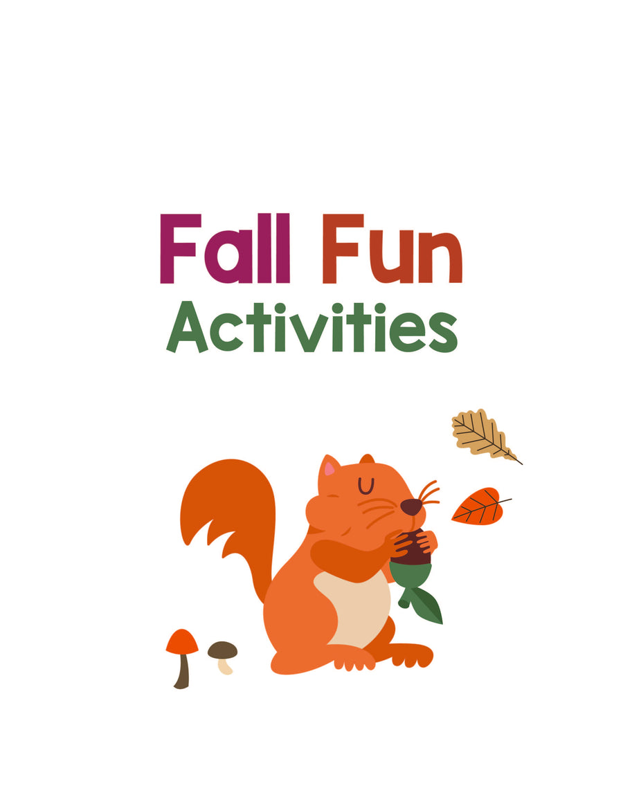 Fall Family Fun Activity Bundle – Sunshine Whispers