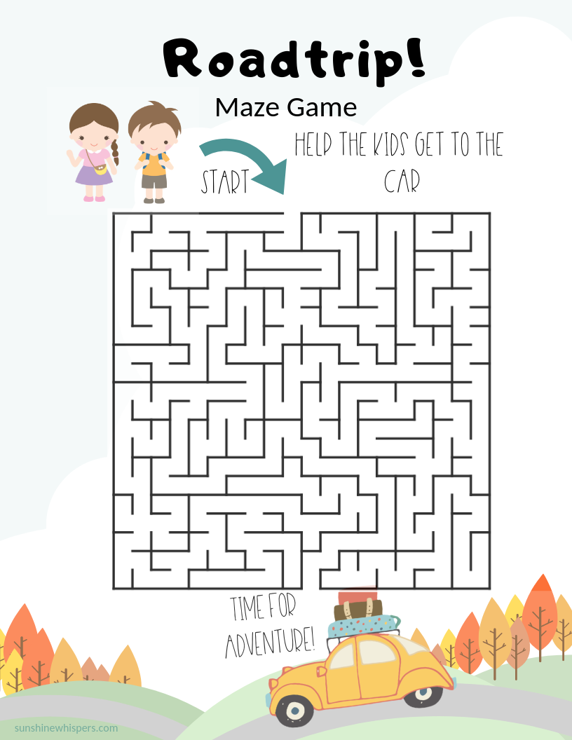 Family Travel Vacation Activity and Planning Pack – Sunshine Whispers