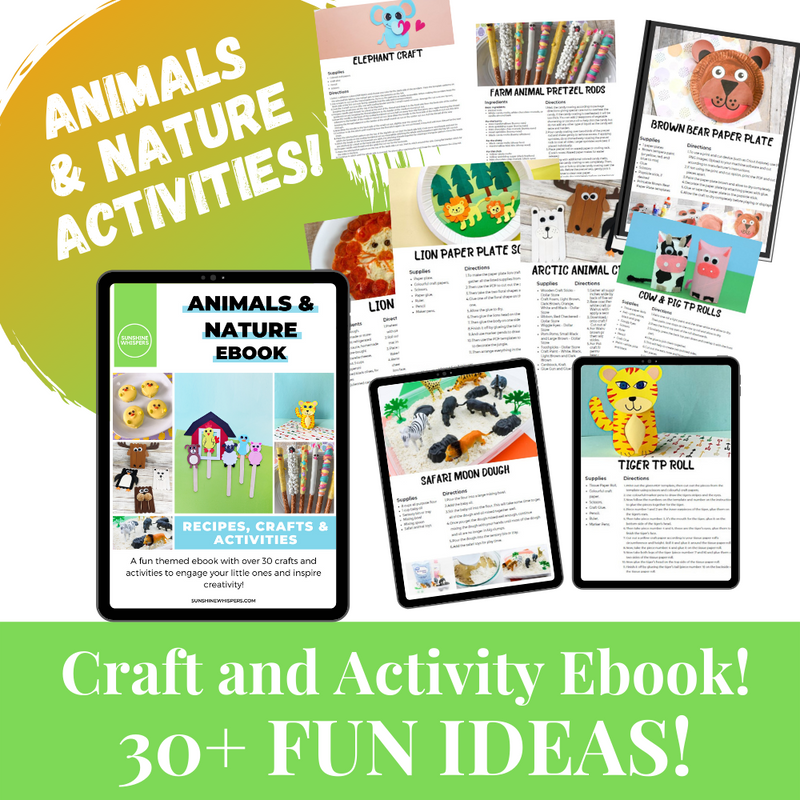 Animals and Nature Craft and Activity E-Book – Sunshine Whispers