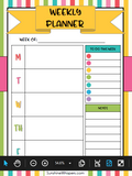 Printable Student Planner for 2020-2021 School Year – Sunshine Whispers
