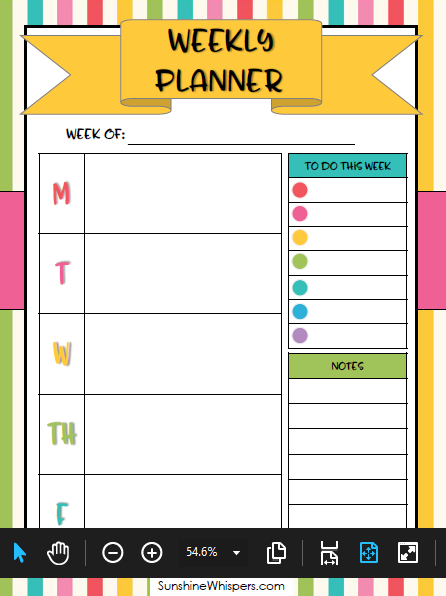 Printable Student Planner for 2020-2021 School Year – Sunshine Whispers