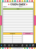 Printable Student Planner for 2020-2021 School Year – Sunshine Whispers